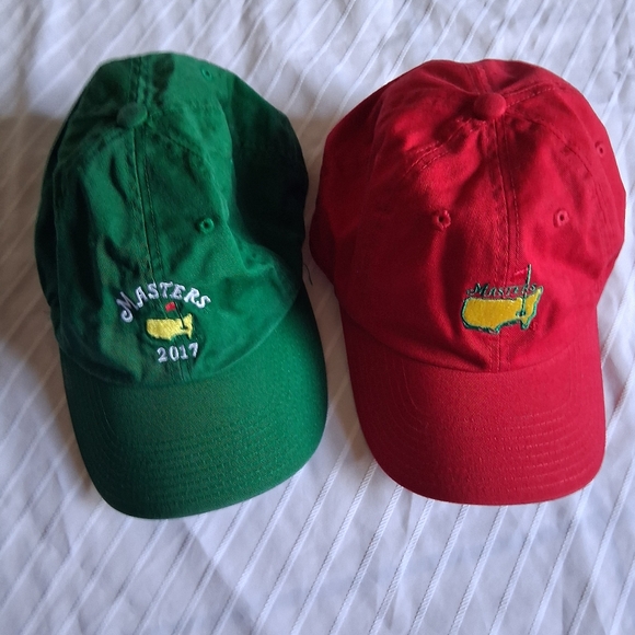 Masters | Accessories | Masters Green And Red Caps Bundle | Poshmark